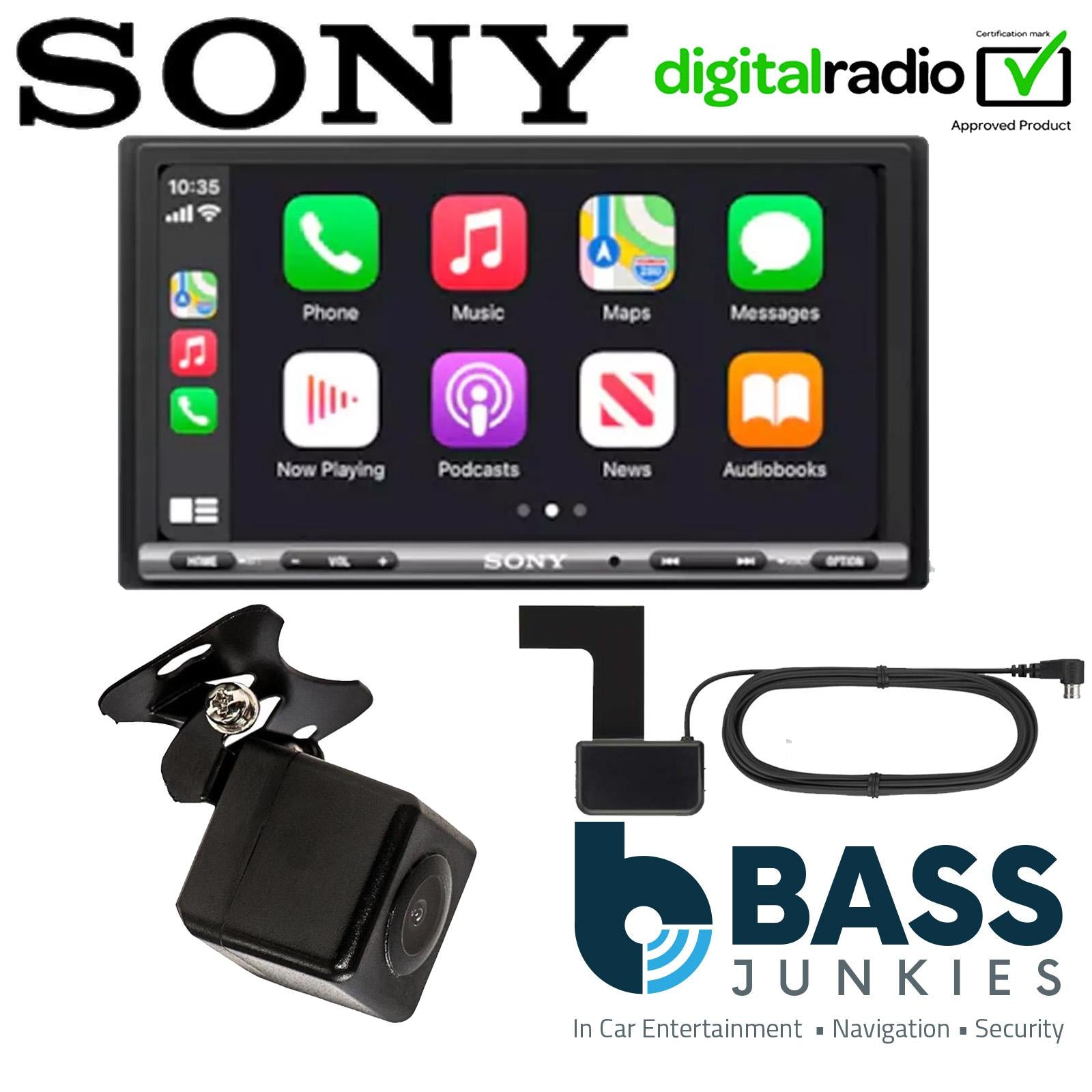 Sony XAV-AX3250 Car Stereo with CarPlay & DAB | Bassjunkies
