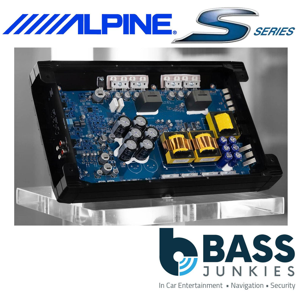 Alpine S2-A120M - 1200 Watts RMS Mono Block Class D Car Subwoofer Bass