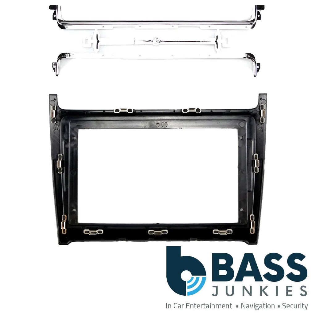 UPGRADED 9" CarPlay Android Car Stereo Black Fascia Kit For Volkswagen