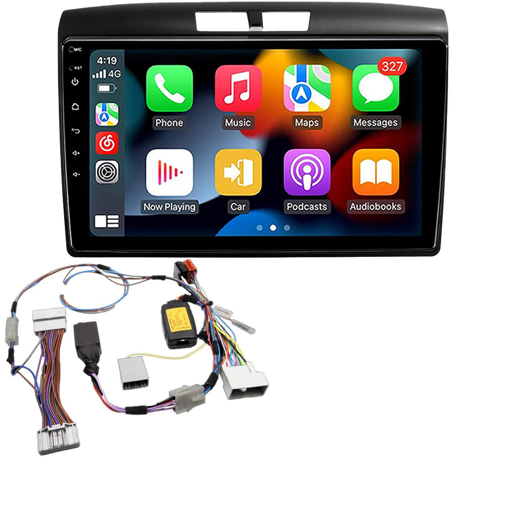 UPGRADED 9" CarPlay Android Car Stereo & Fitting Kit For Honda CRV 201